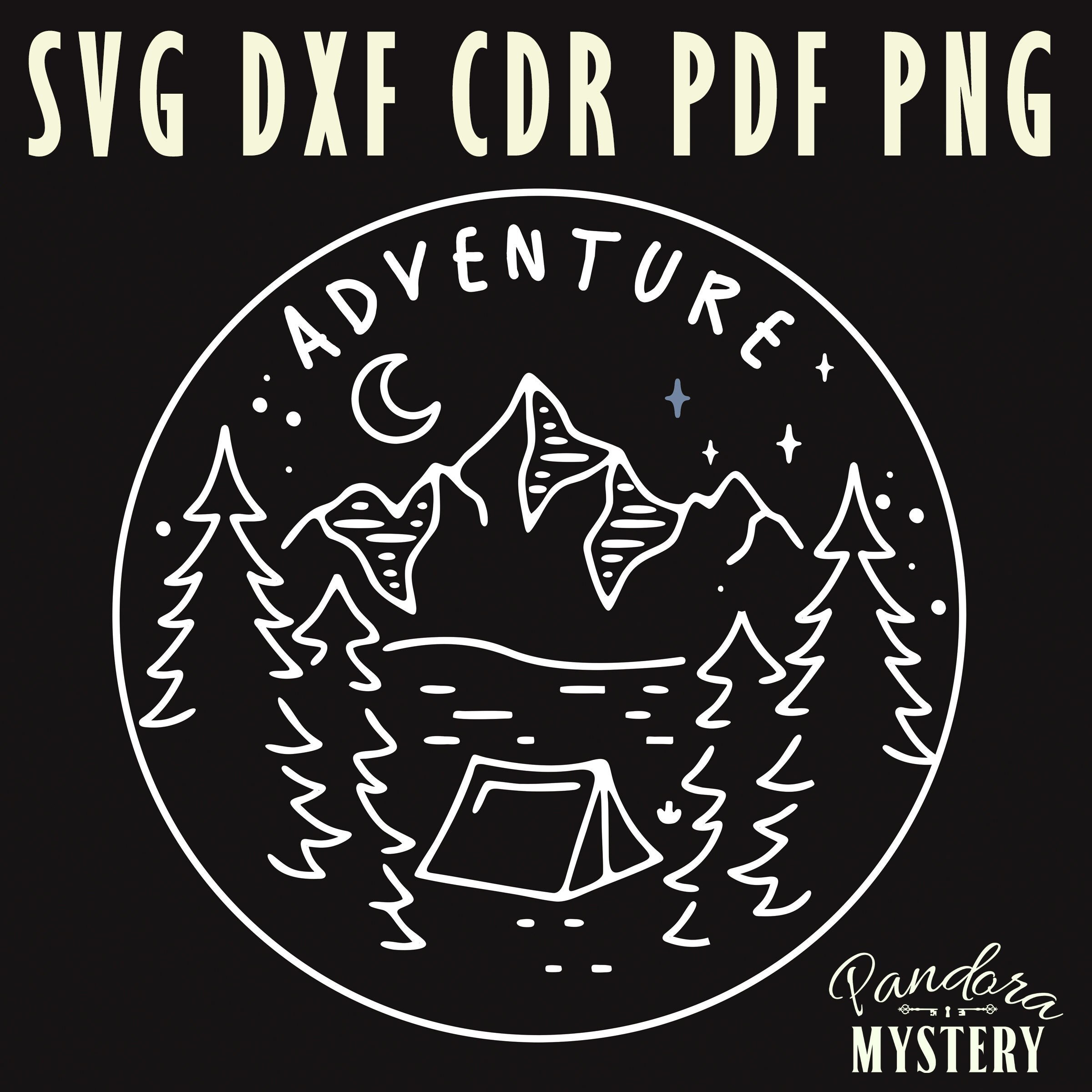Adventure Drawing / Adventure Vector Files / Adventure Silhouette ...