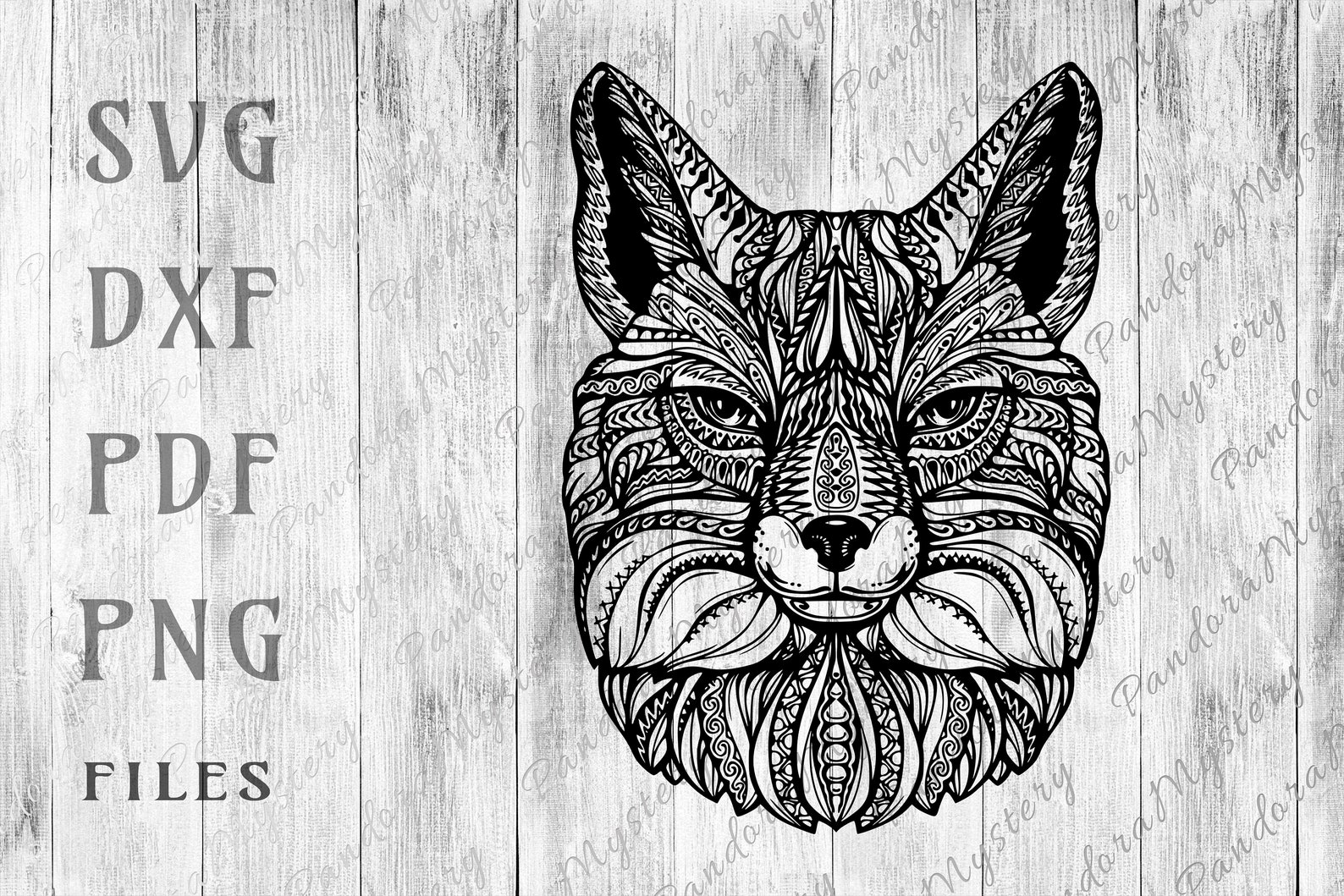 Fox Zentangle / Zentangle Svg / SVG Files for Cricut / Fox Silhouette ...