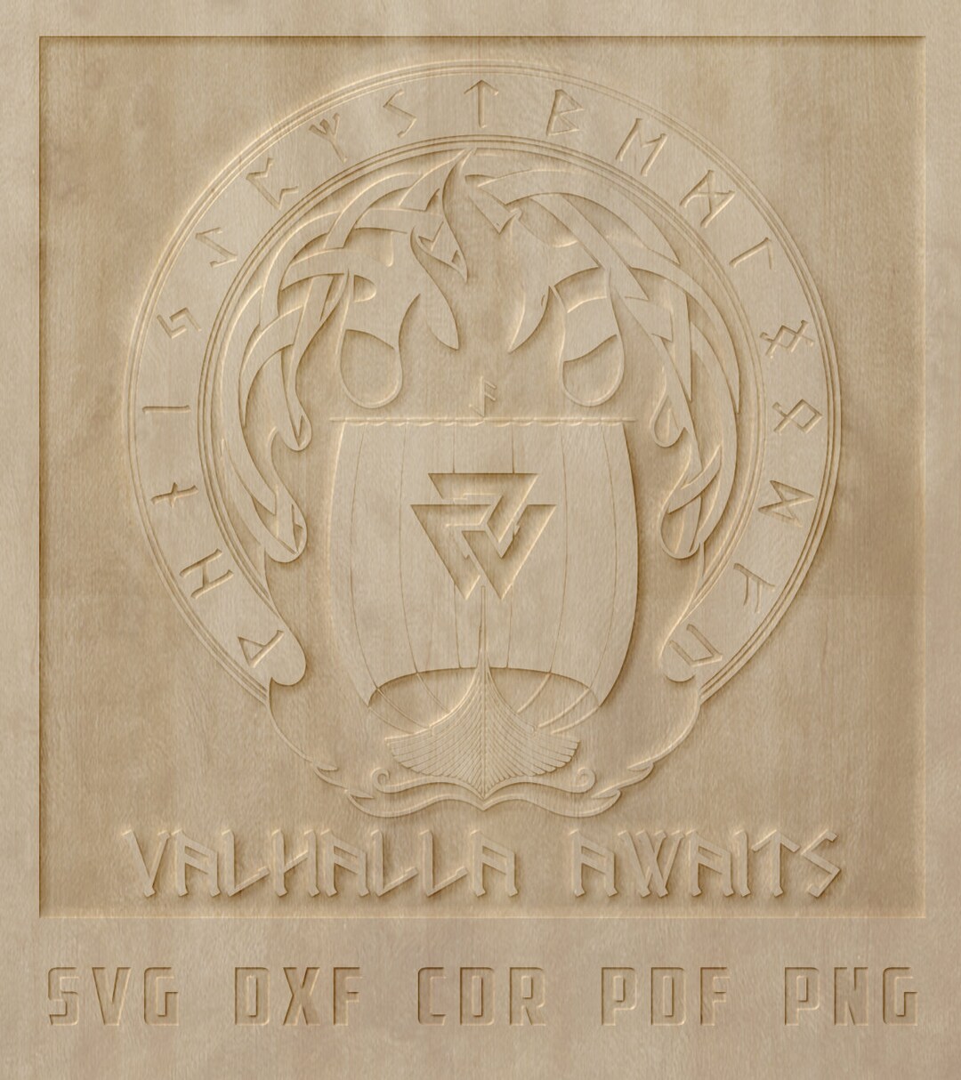 Viking Shield Vector Files / Valhalla Awaits Svg / Viking Silhouette ...