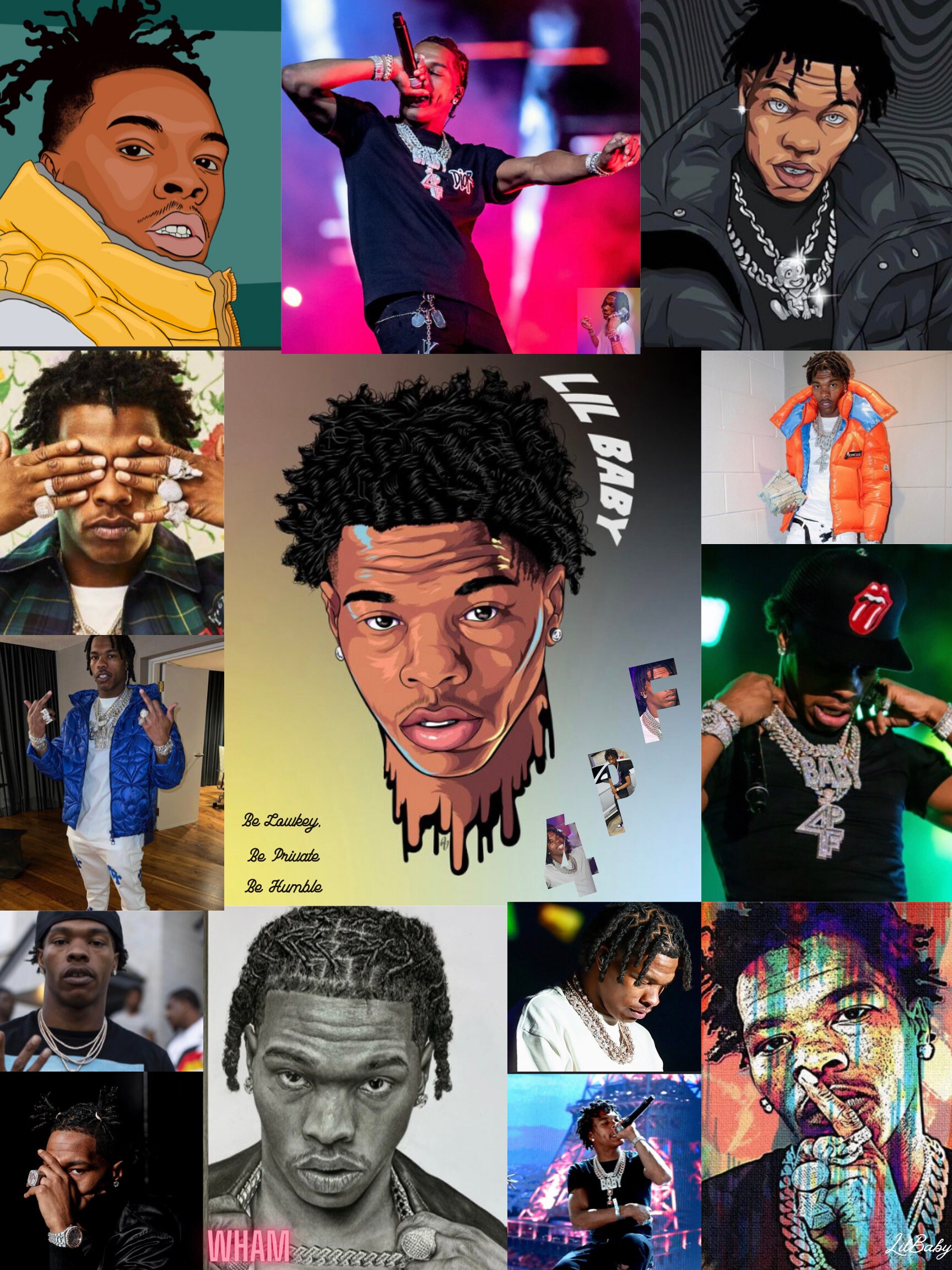 Lil Baby Wall Art Poster| Digital Download | Printable Picture | Image ...