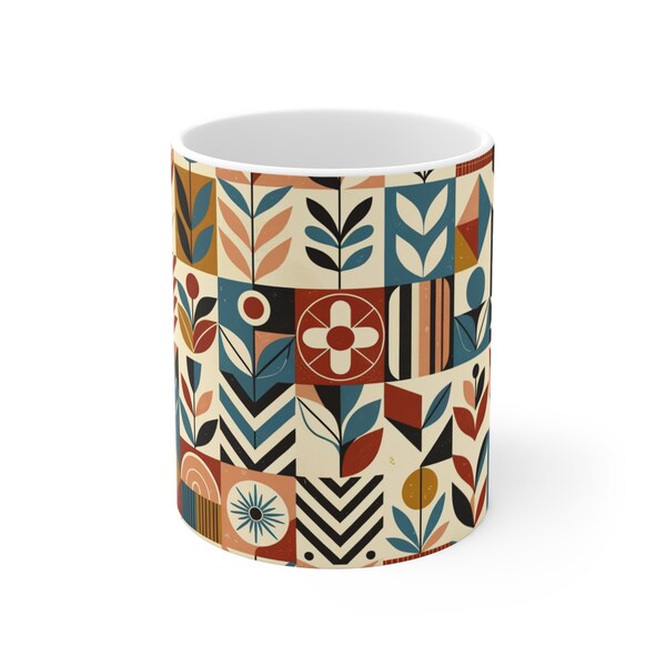 Mid Century Mug - Etsy