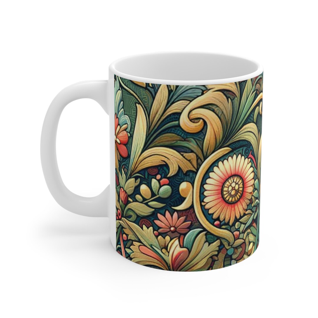 Morris and Company-infused Masterpiece Mug Art Nouveau Coffee Mugs ...