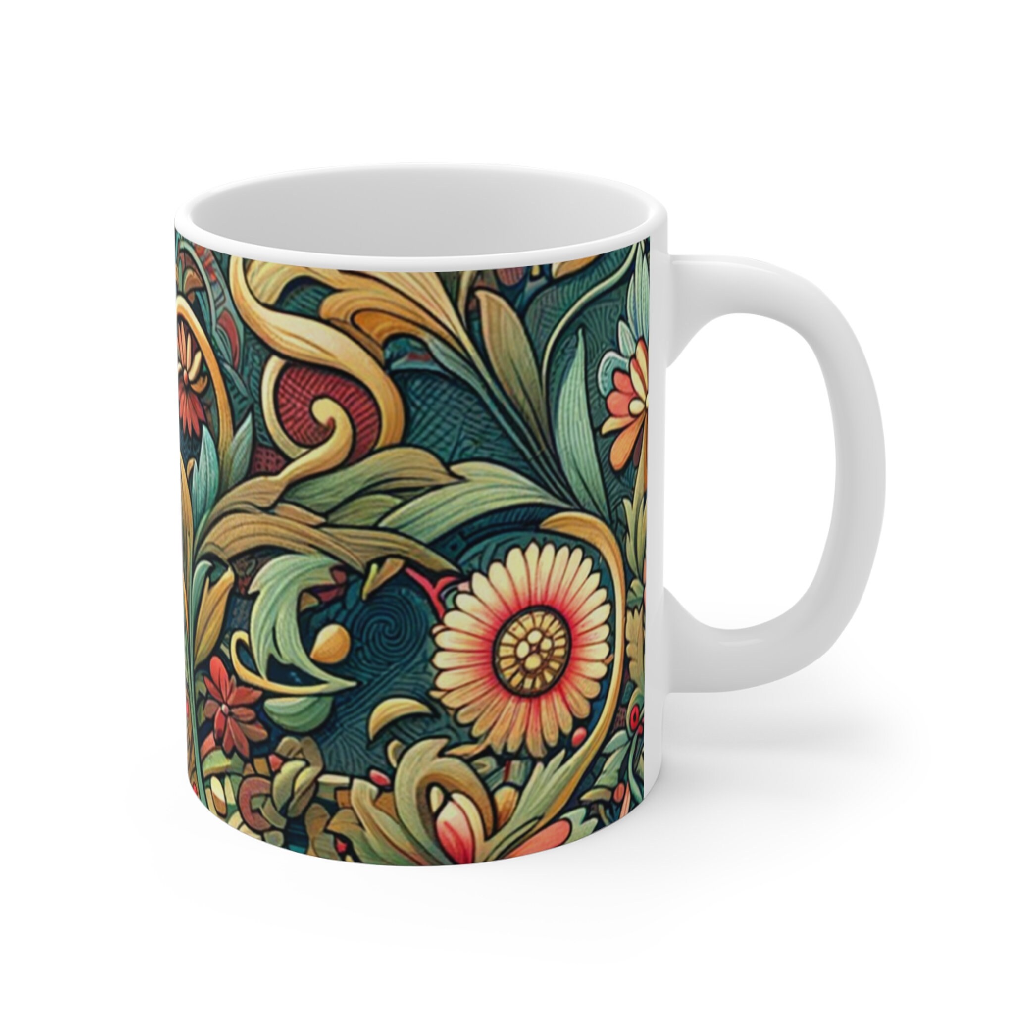 Morris and Company-infused Masterpiece Mug Art Nouveau Coffee Mugs ...
