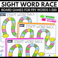 Spot It/dobble - Sight Words Game- Level 1 - Etsy