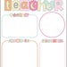 Meet the Teacher Retro Template Editable - Back to School - Etsy