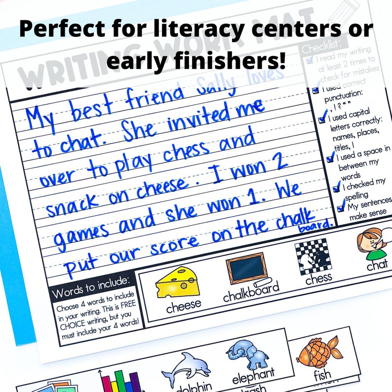 Writing Work Mat - Digraphs - Write & Wipe Mats With Digraph Word Cards ...