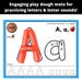 Letters and Sounds Play Dough Mats - Uppercase and Lowercase Alphabet ...