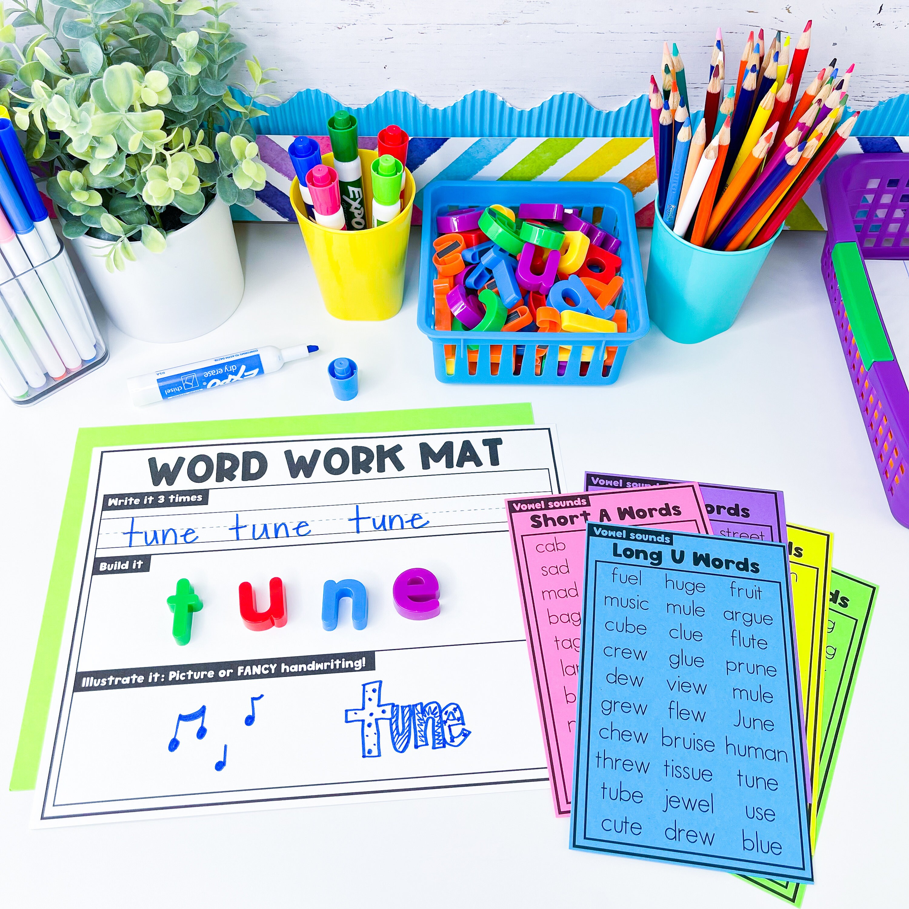 Kindergarten Literacy Centers BIG Bundle Activities Games & Worksheets ...
