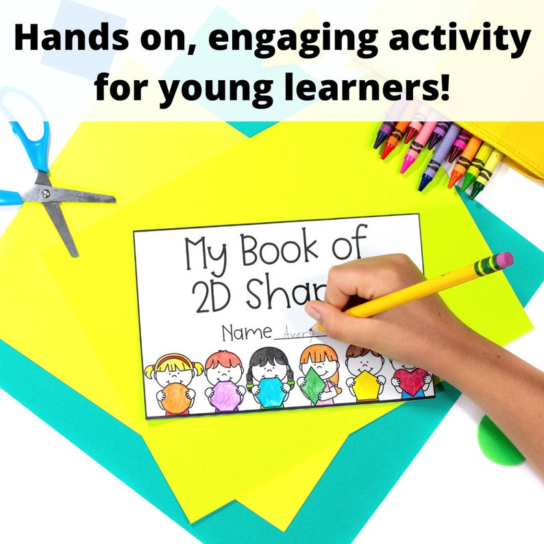 2D Shapes Mini Book Activity for Math Centers Shape Tracing Sheets ...