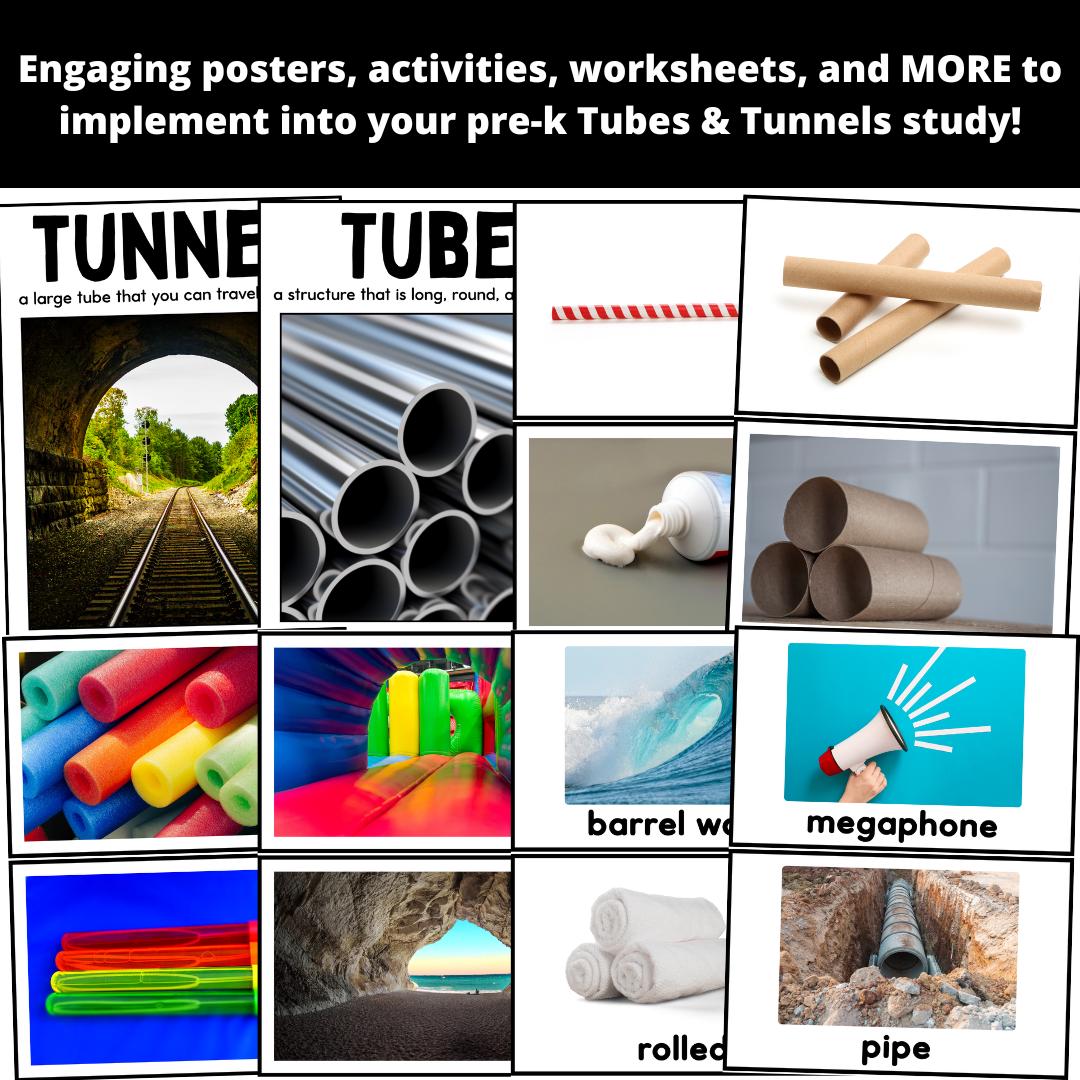 Creative Curriculum® Tubes and Tunnels Study | Pre-k Activities Bundle ...