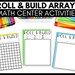 Multiplication Arrays – Roll & Build Math Center Practice - Etsy