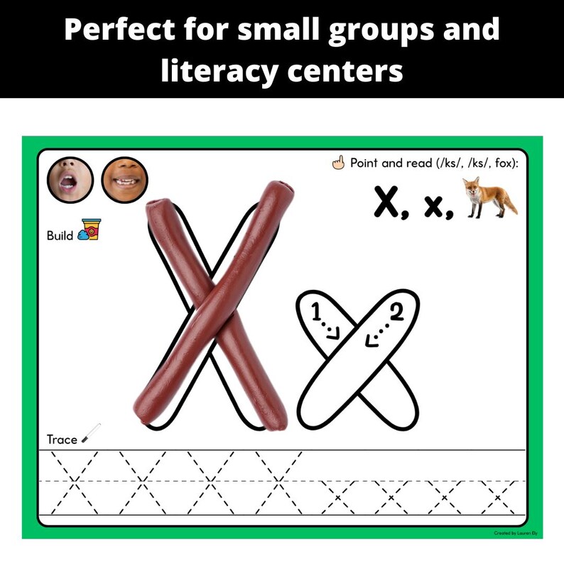 Letters and Sounds Play Dough Mats - Uppercase and Lowercase Alphabet ...