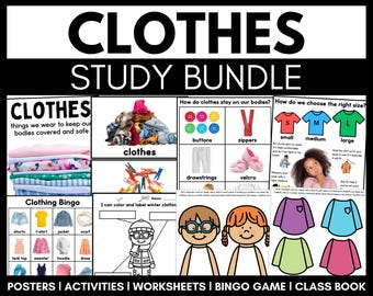 Question of the Day Cards for the Clothes Study (creative Curriculum ...