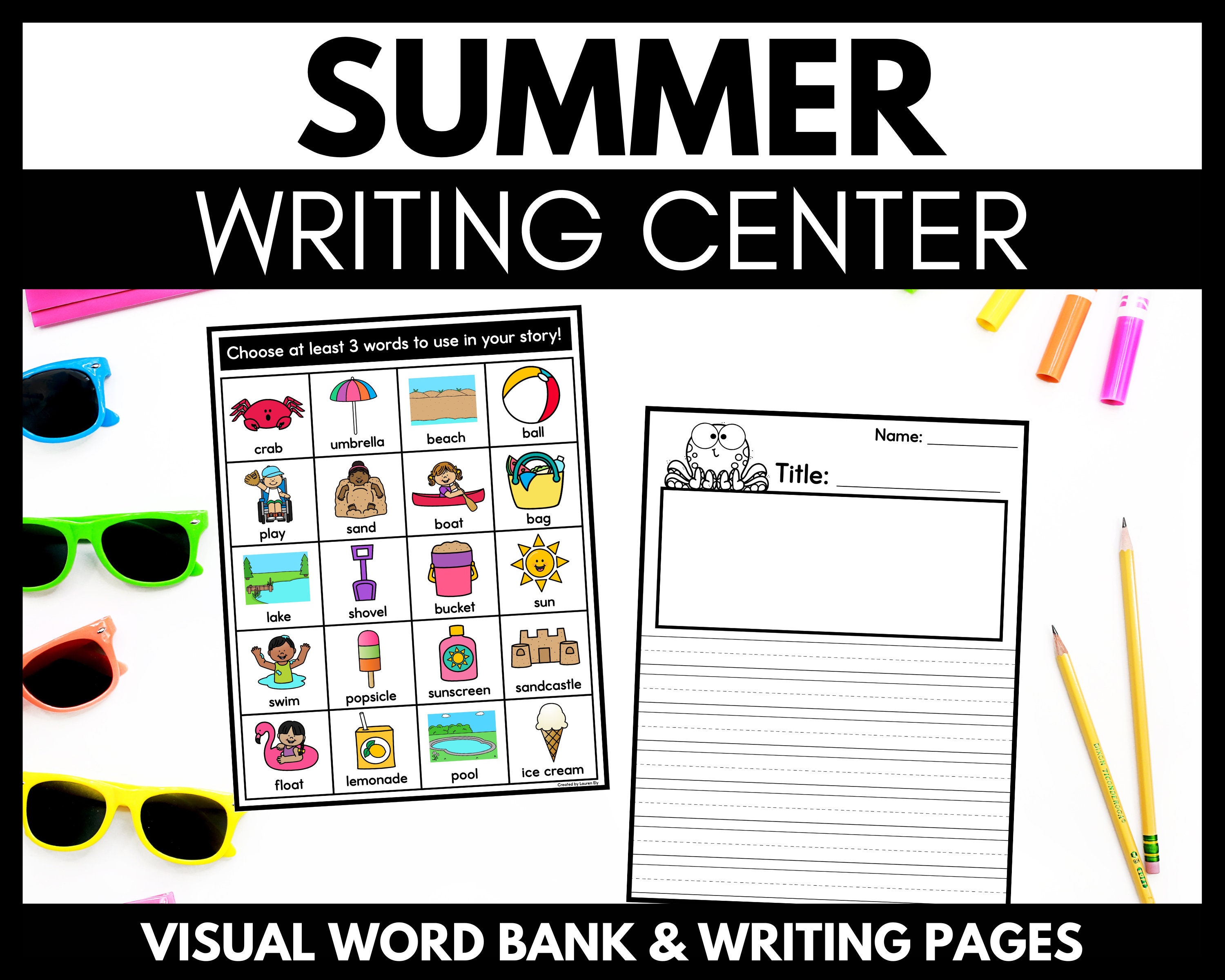 Work On Writing Center Clipart