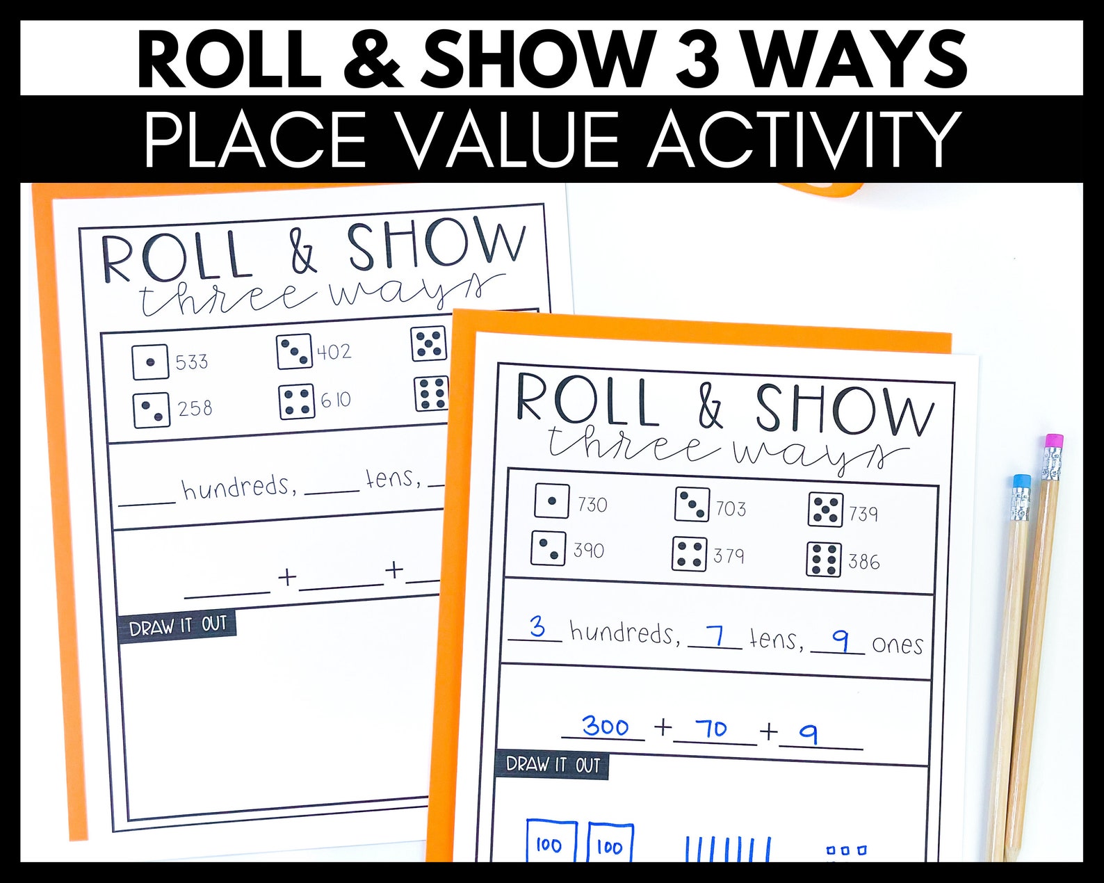 Place Value Activity for Math Centers - Etsy