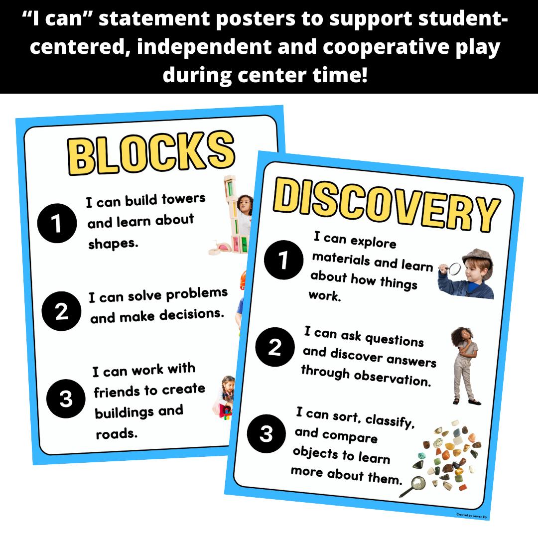 I Can Statements for Pre-k Centers - Creative Curriculum Aligned ...