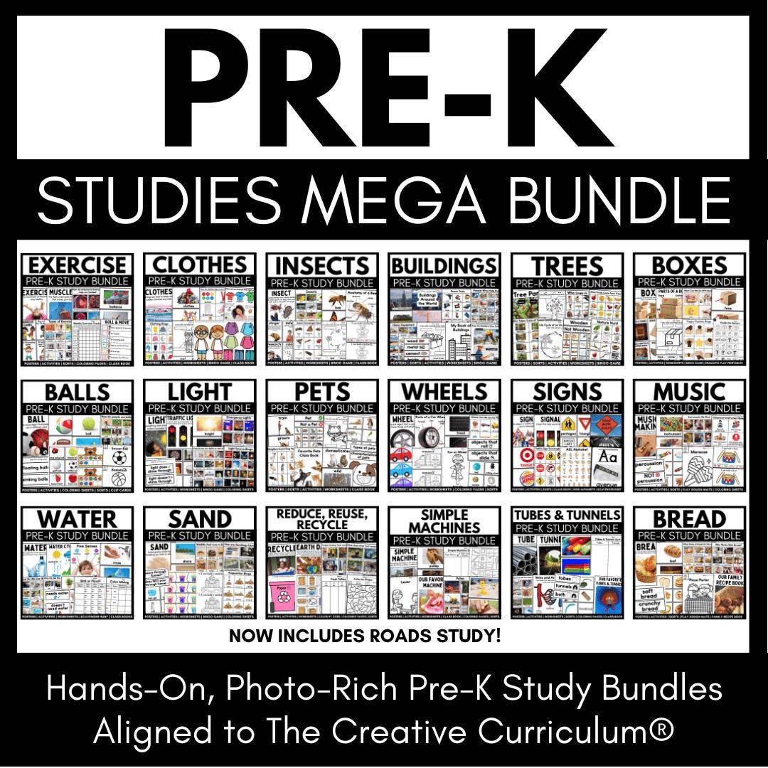 Ultimate Pre-k Creative Curriculum Mega Bundle - Etsy