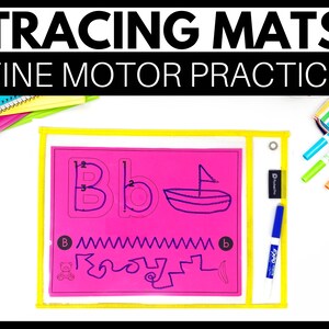 Alphabet Tracing Mats - Fine Motor Activities - Literacy Center ...