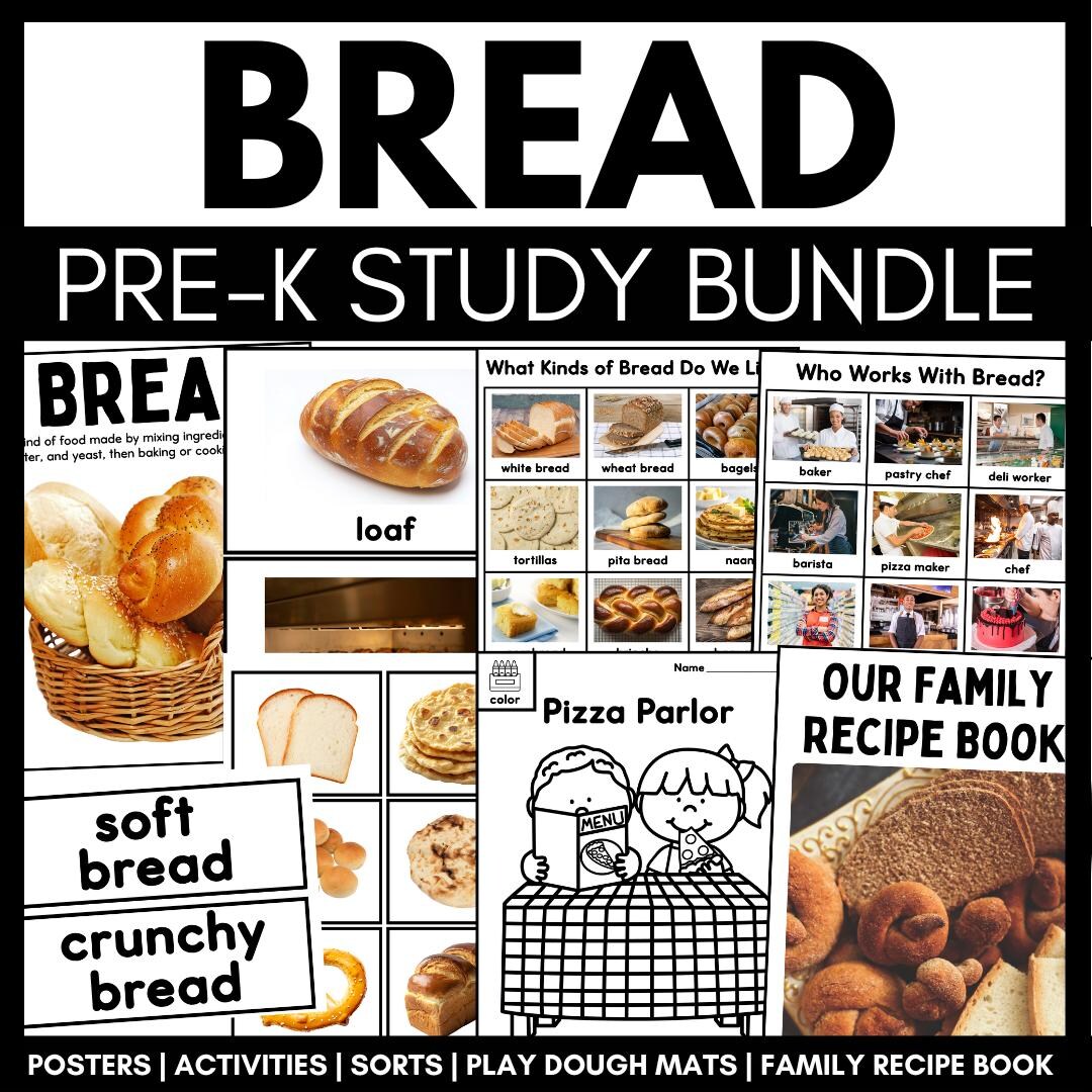 Creative Curriculum® Bread Study | Pre-k Activities Bundle - Etsy
