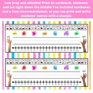 Name Tags for Student Desk - Editable Name Plates for Primary - Student ...