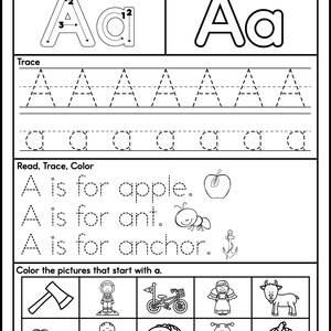 Alphabet Tracing Printables - Letter Tracing and Letter Sounds ...