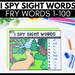Sight Words Activities - I Spy Sight Words - Fry Words 1-100 - Literacy ...
