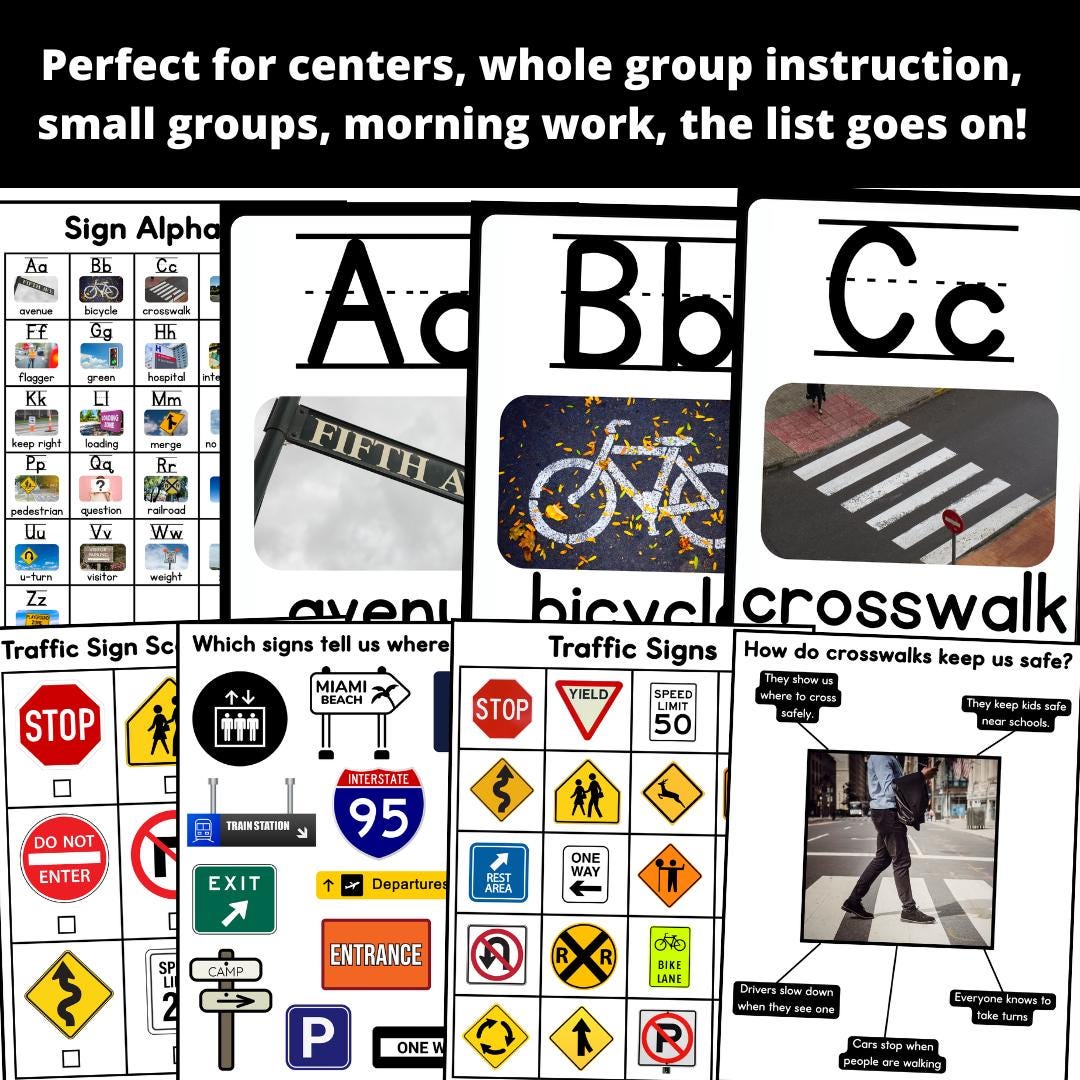 Signs Study Bundle Creative Curriculum - Etsy