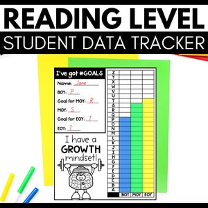 Guided Reading Level Student Data Tracking Sheets - Etsy