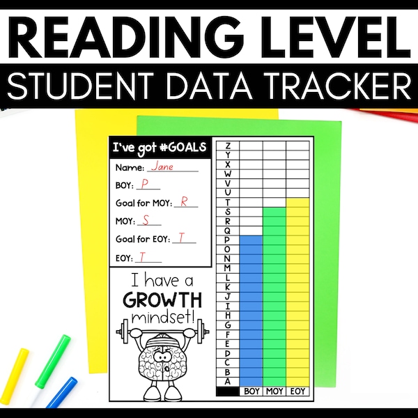 Student Data Tracking - Etsy