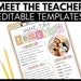 Meet the Teacher Retro Template Editable - Back to School - Etsy