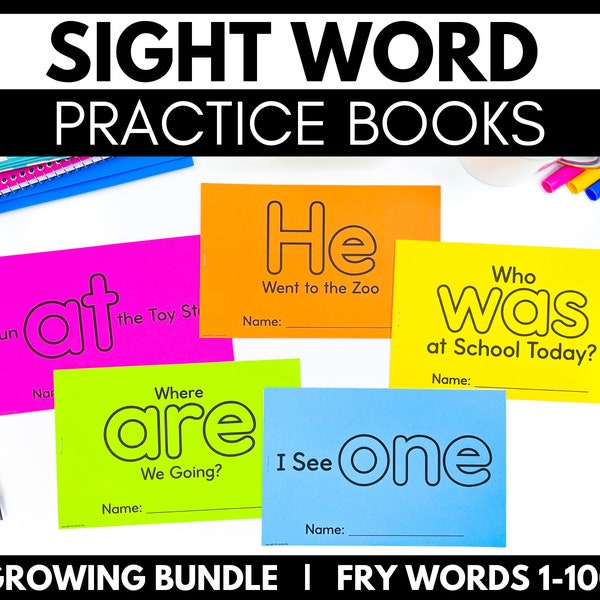 Sight Word - Etsy
