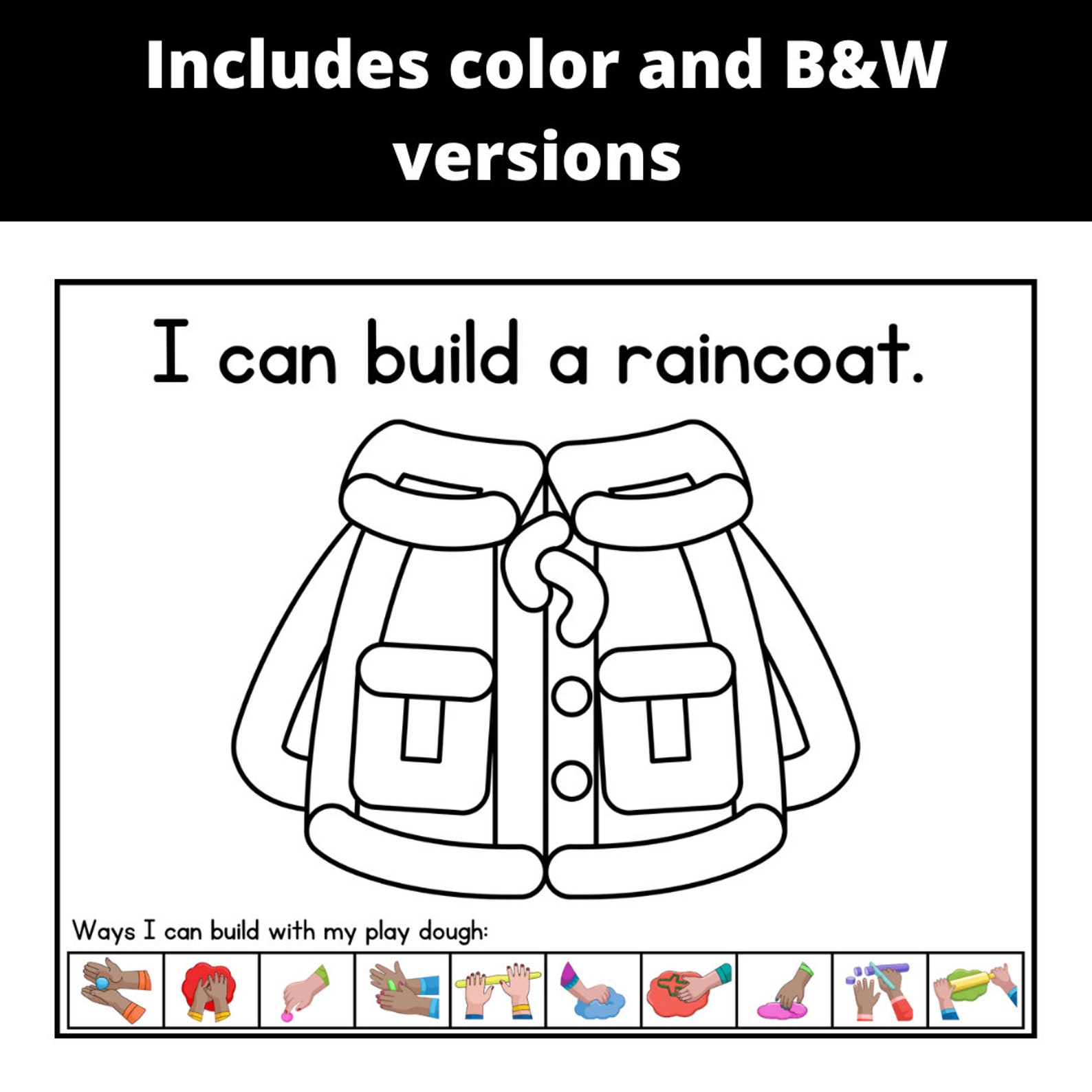 Spring Themed Play Dough Mats for Pre-k and Kindergarten - Etsy