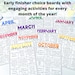 Early Finishers Activities - Monthly Choice Boards for the Entire Year ...