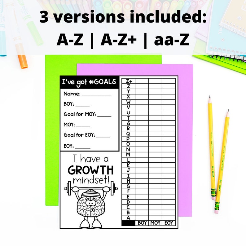 Guided Reading Level Student Data Tracking Sheets - Etsy
