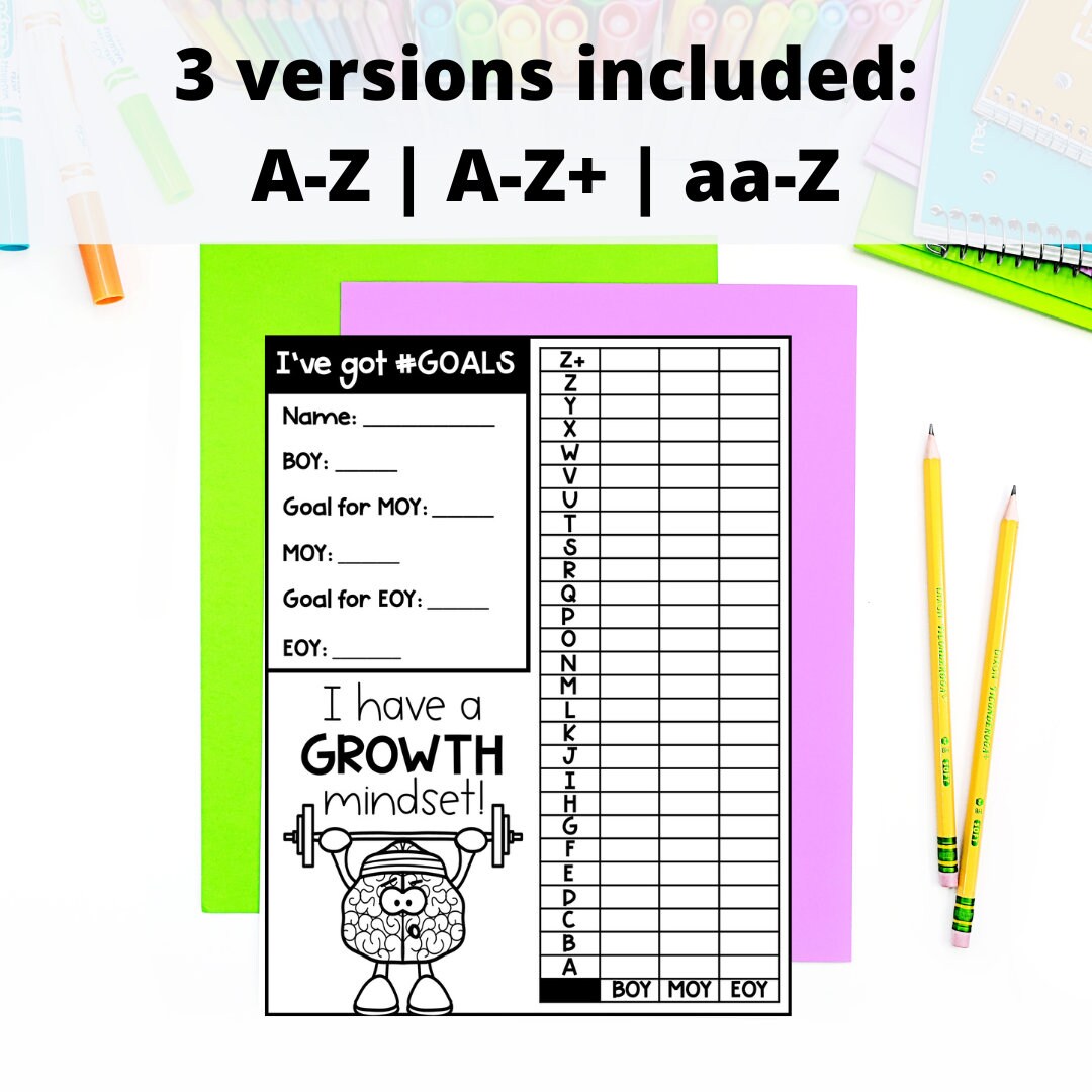 Guided Reading Level Student Data Tracking Sheets - Etsy