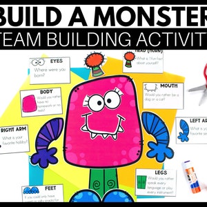 Team Building Activities - Getting to Know You Back to School - Build a ...