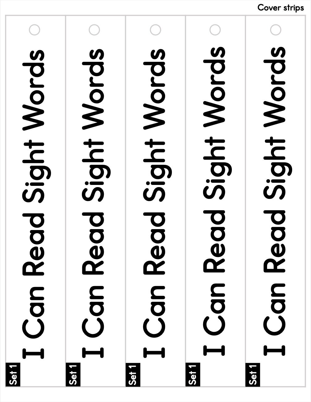Sight Word Practice Strips - Fry Words 1-300 - Etsy