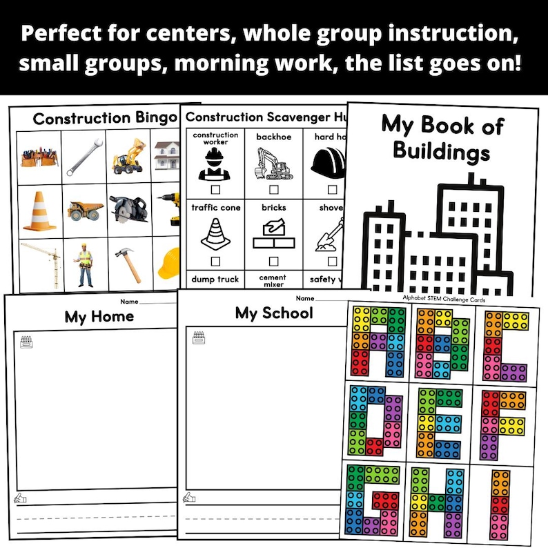 Buildings Study Bundle Creative Curriculum - Etsy