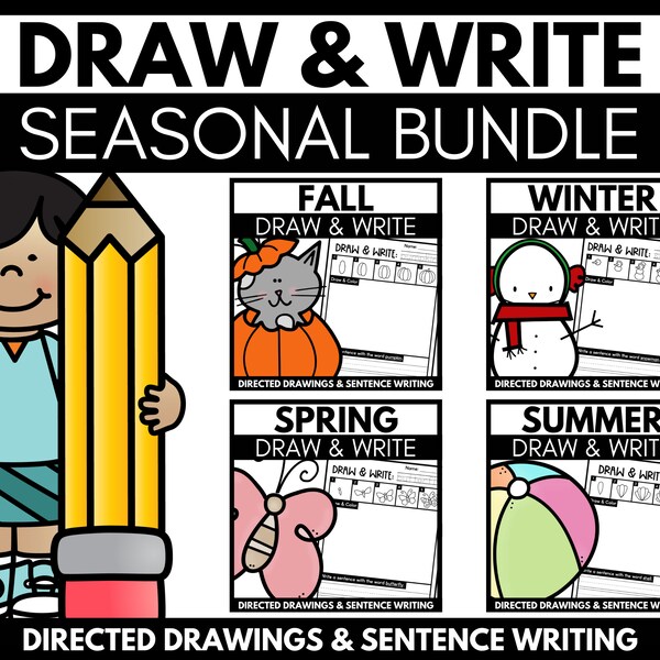 Writing Drawing - Etsy