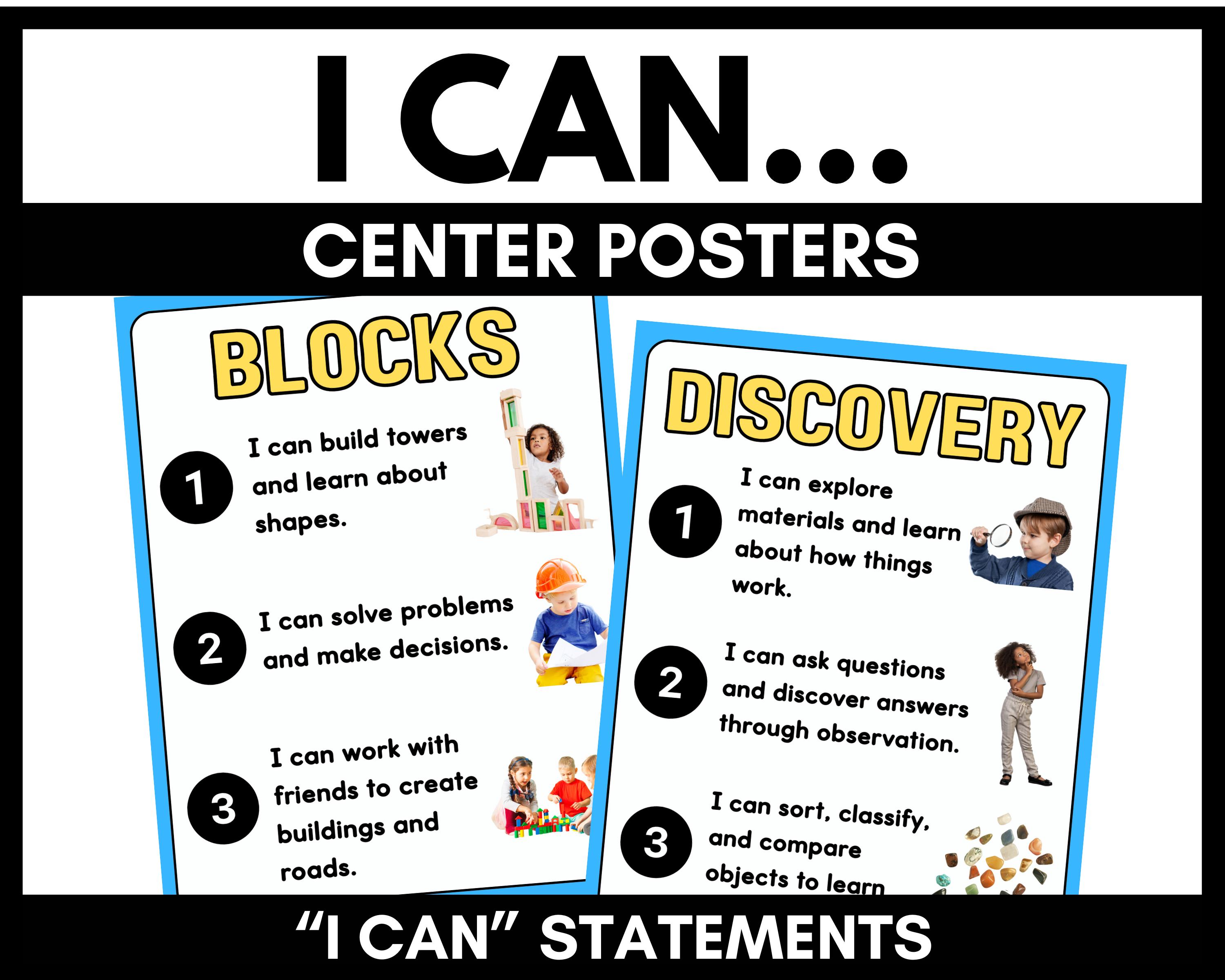I Can Statements for Pre-k Centers - Creative Curriculum Aligned ...