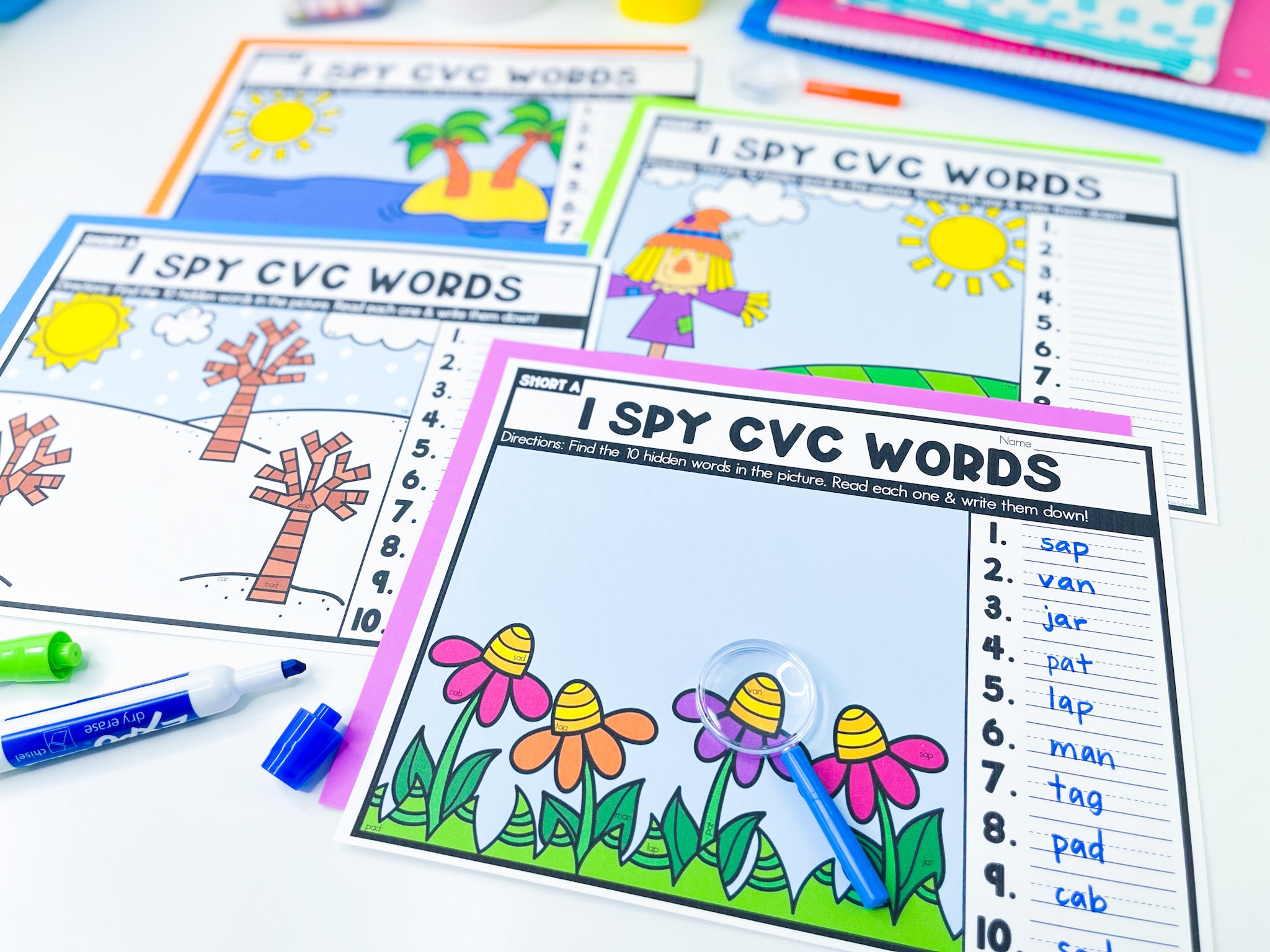 Kindergarten Literacy Centers BIG Bundle - Activities Games ...