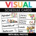 Visual Schedule Cards With Real Photos - Daily Schedule Chart - Digital ...