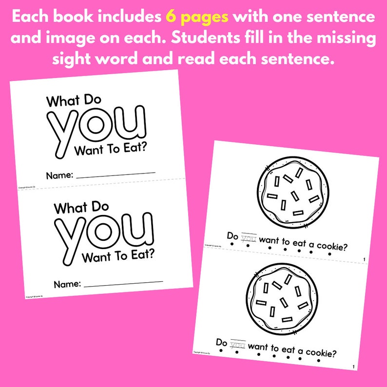 Sight Word Practice Books Fry Sight Words 1-100 Reading Fluency ...