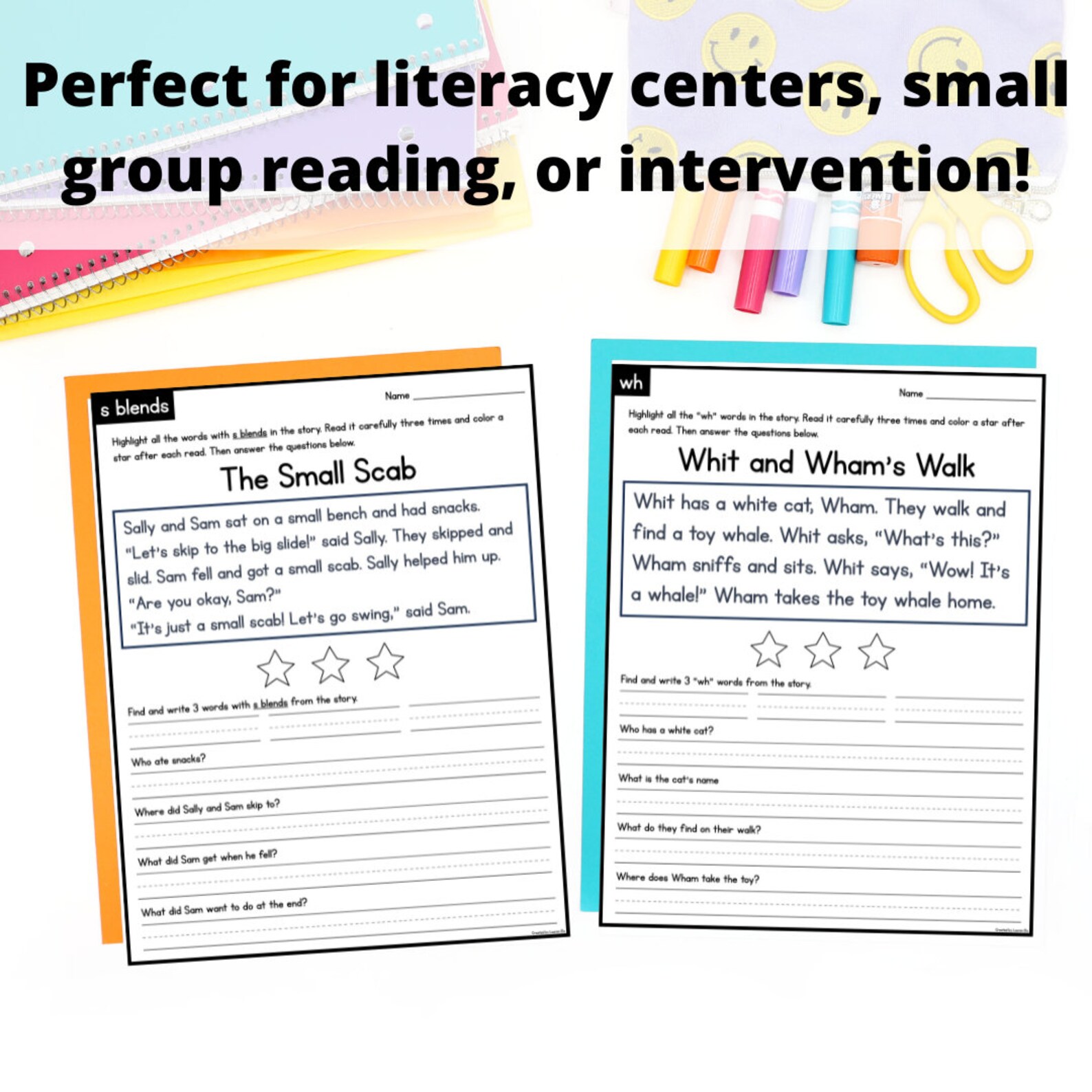 Decodable Passages With Comprehension Questions - Science of Reading ...