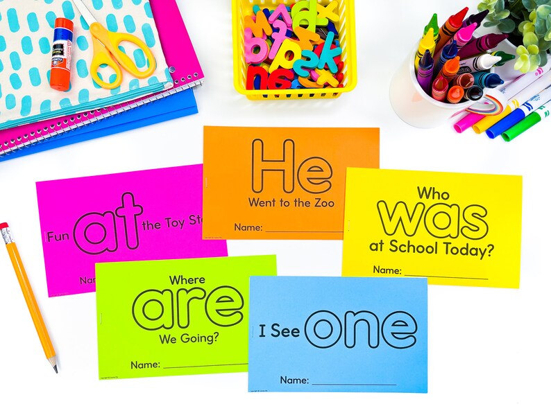 Sight Word Practice Books Fry Sight Words 1-100 Reading Fluency ...