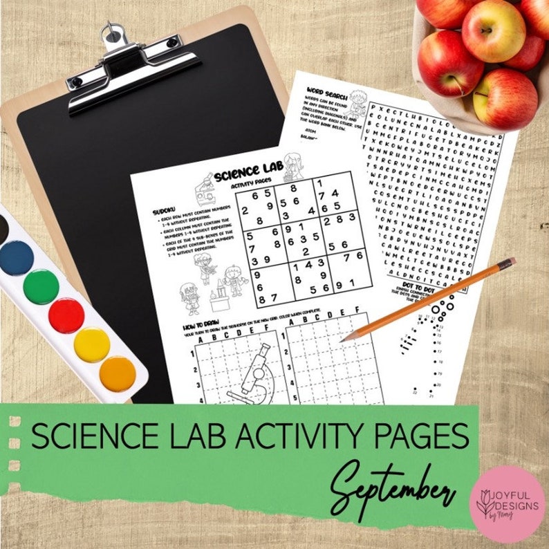 September Activity Pages Bundle - Etsy