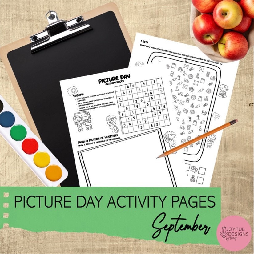 September Activity Pages Bundle - Etsy
