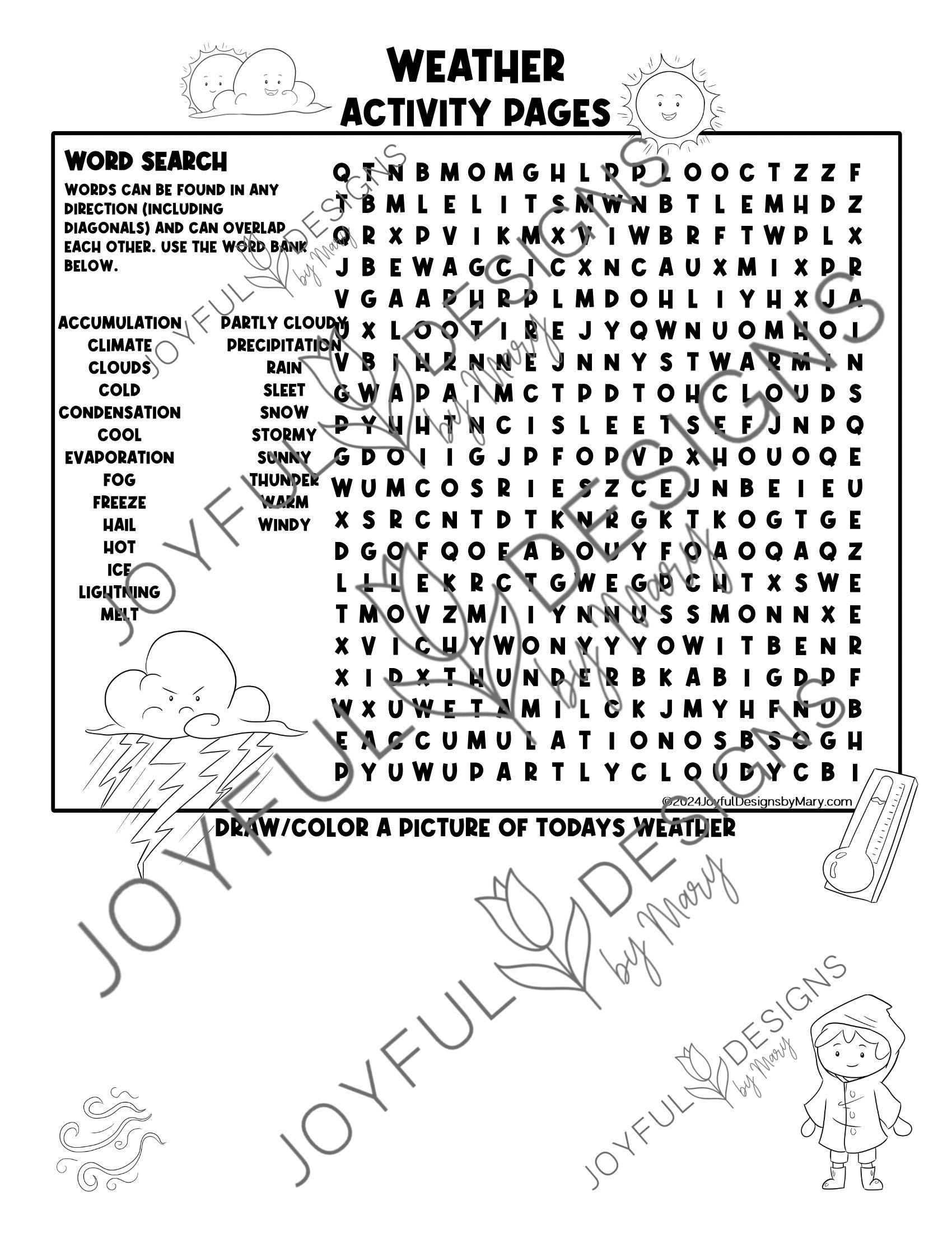 March Activity Pages BUNDLE - Etsy