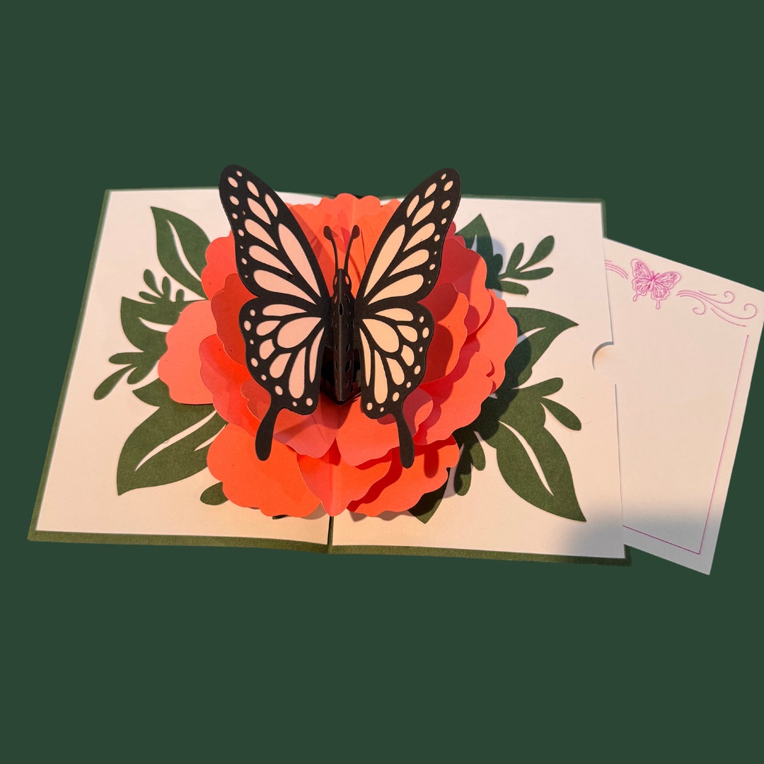 Pop up Sunflower Card Insert Card - Etsy