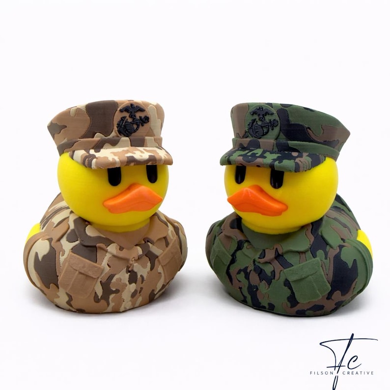 Marine Corps USMC Camo Patriotic Duck: 3D Printed Cruise Duck, Cake ...